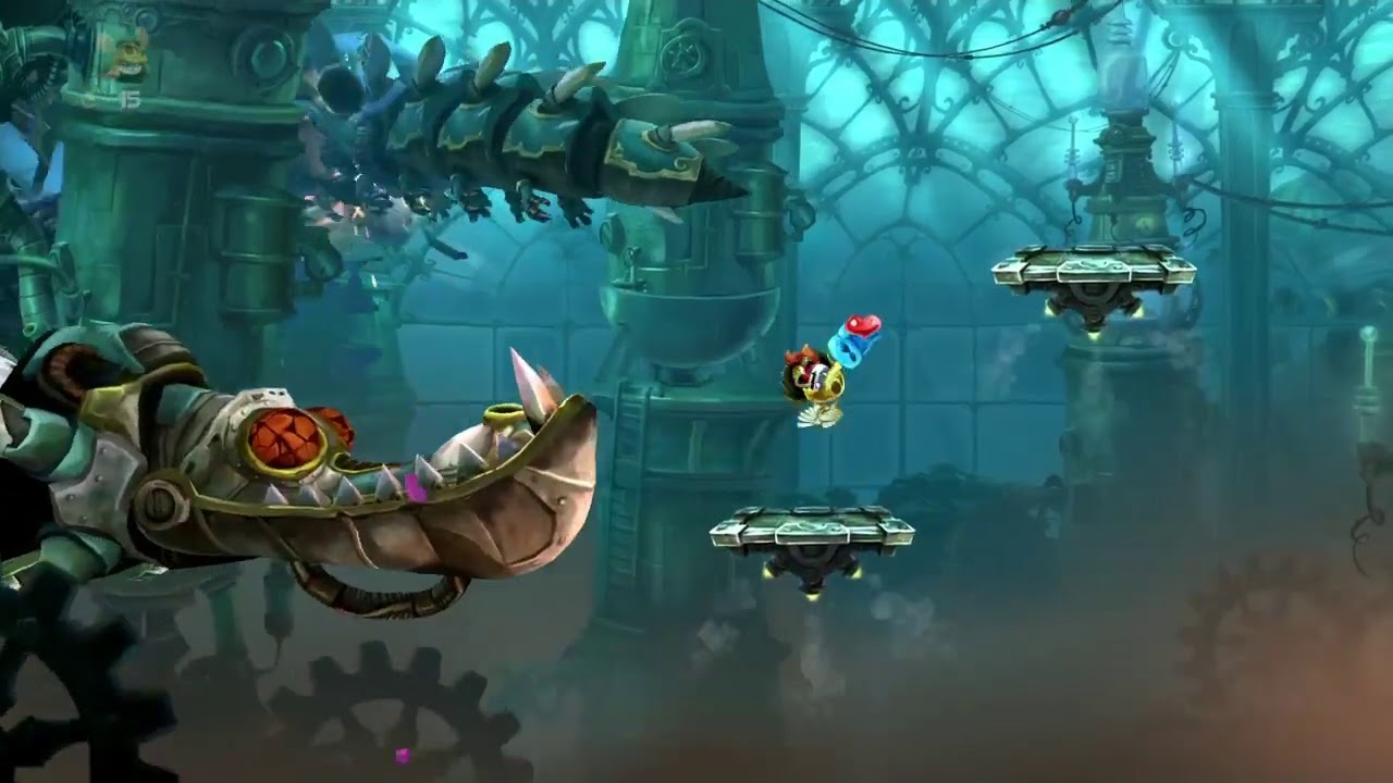 rayman legends jefe dragon robot - YouTube