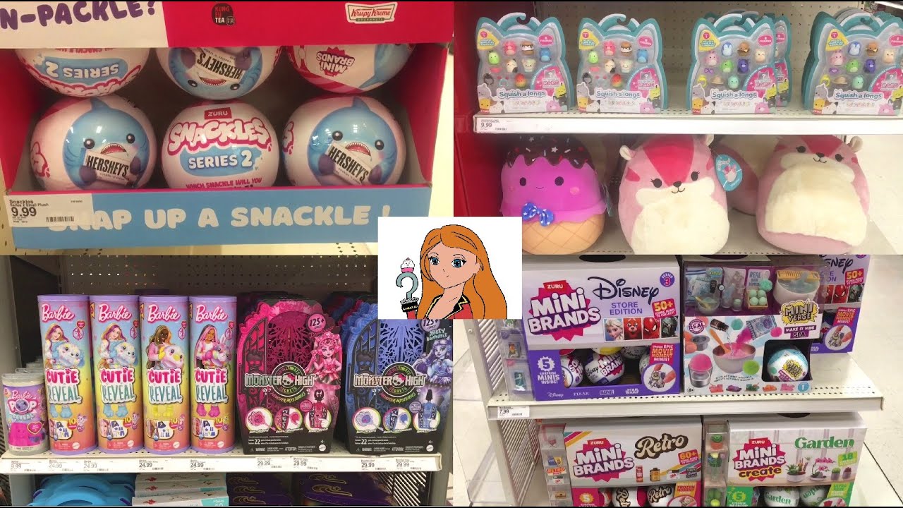 Toy Hunt 430: Snackles Series 2, Squish-a-longs, Mini Brands, Barbie ...