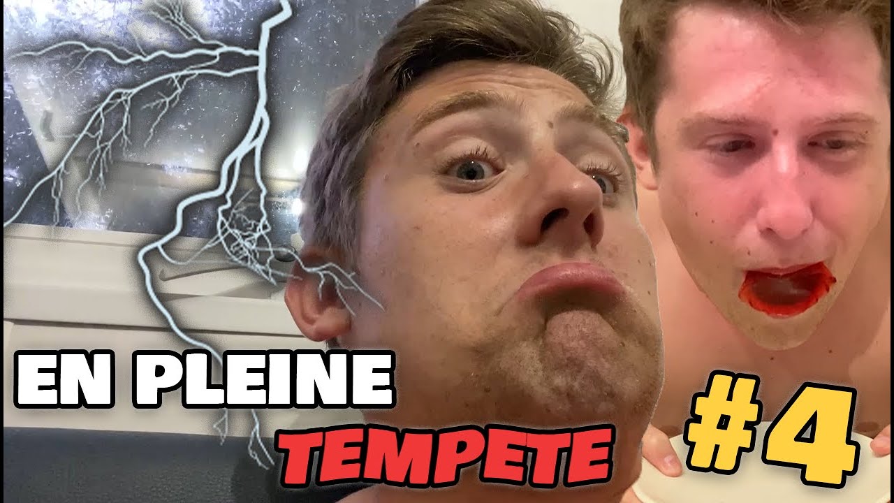 ON EST COINCÉ A CAUSE D’UNE TEMPETE ! ( Madame est en panique mdrrrr ...