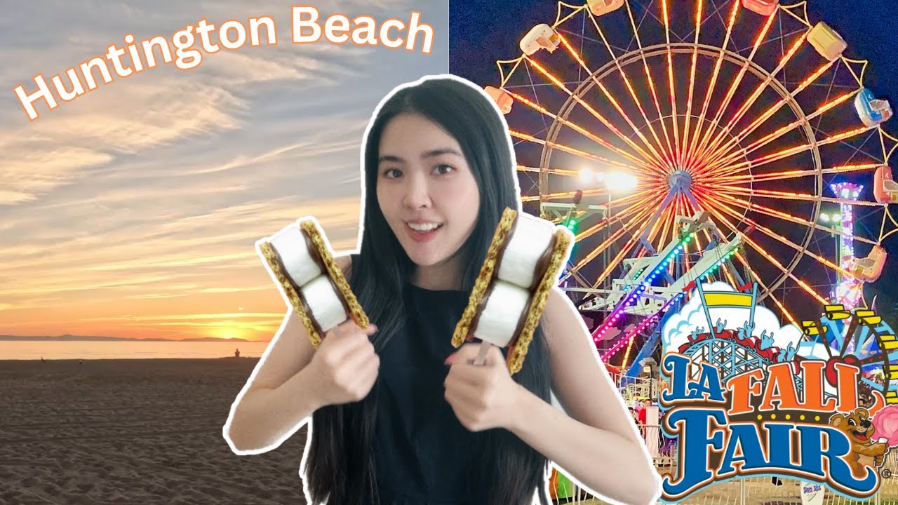 How to Enjoy LA in Fall: Fair Rides and Campfire Nights! - YouTube