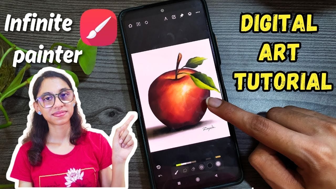 Digital Art Tutorial for Beginners //How to draw Digital art on Mobile ...