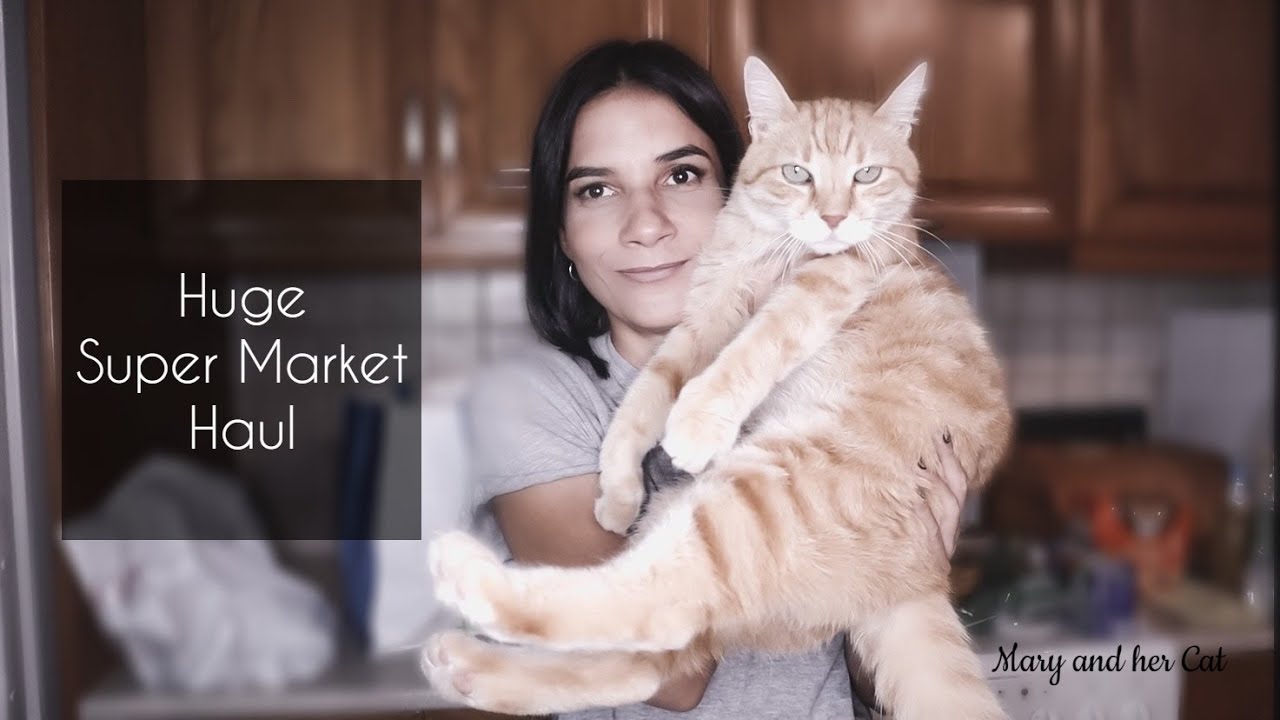 ΤΕΡΑΣΤΙΟ Super Market Haul | Mary and her Cat - YouTube