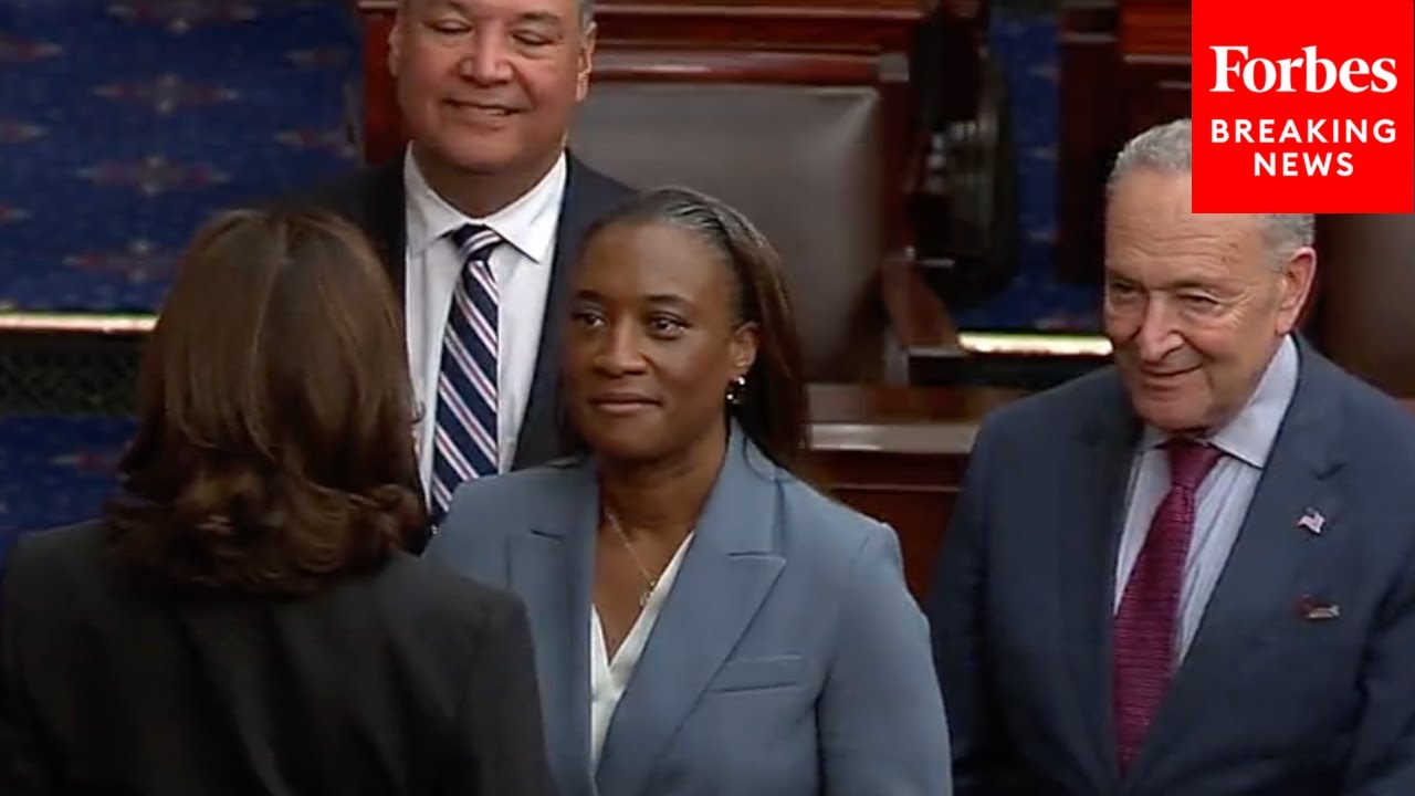 JUST IN: Laphonza Butler Sworn In As New California Senator By Vice ...