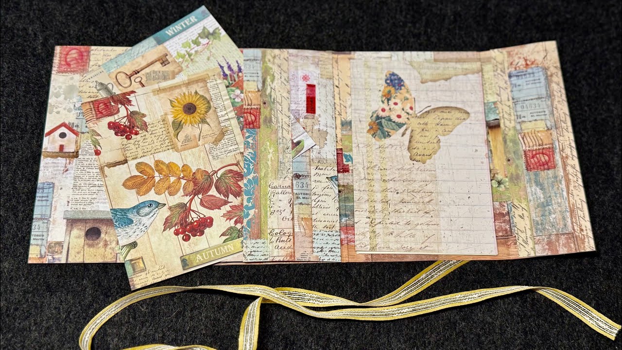 One Page Wonder Journal Folio! - YouTube