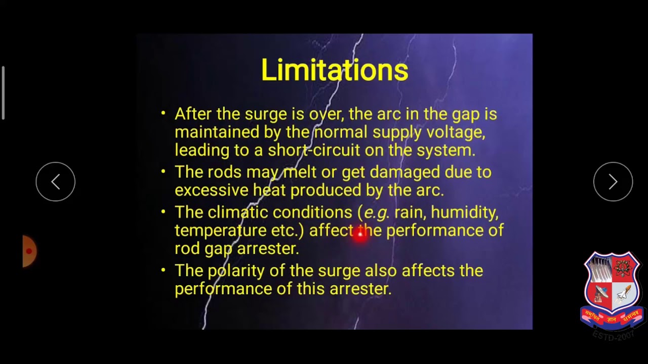 GTU DI ELECTRICAL ENGINEERING 3360901 Rod gap and sphere gap lightning ...