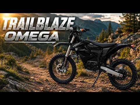 Trail Blaze Motors Omega final production bike. A 109V, 30KW, Komodo killer #ebike #emoto