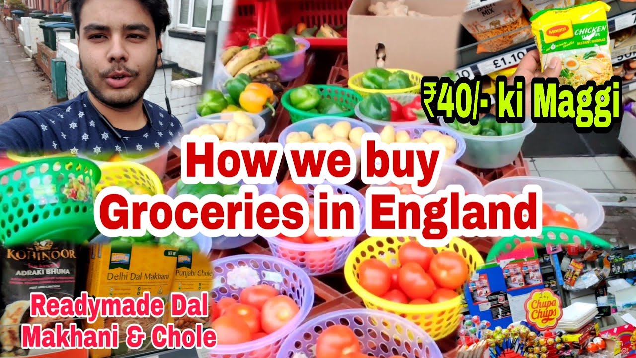 How we buy groceries in England, UK | Shopping in Uk | Buy cheap ...