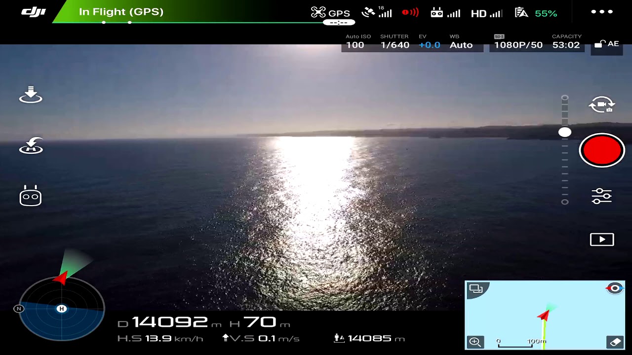 DJI Phantom4 Long Range Record One Way:14 Kilometer, Round Trip : 28 ...