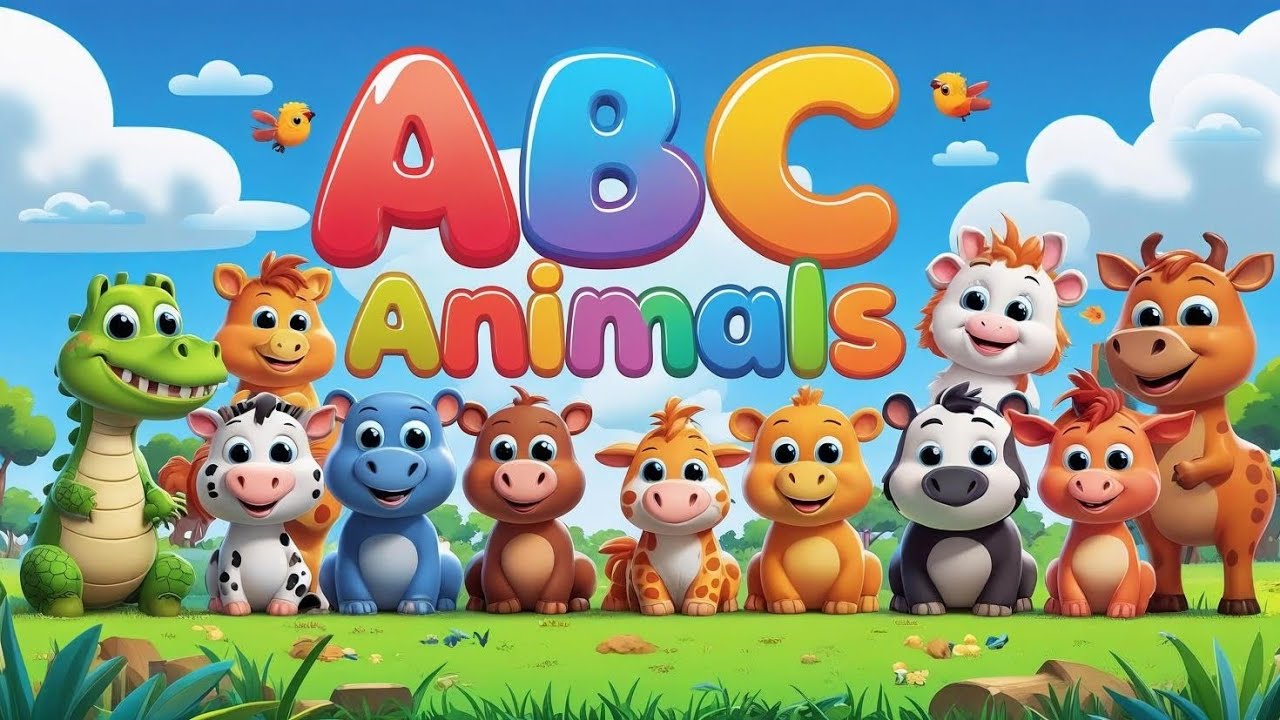 ABC Animals Song | 100 Animals Name from A to Z | Fun Learning for Kids ...