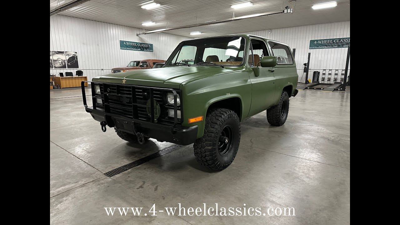 SOLD!!! 1984 CHEVY M1009 CUCV MILITARY BLAZER!! SUPER CLEAN AND UPDATED ...