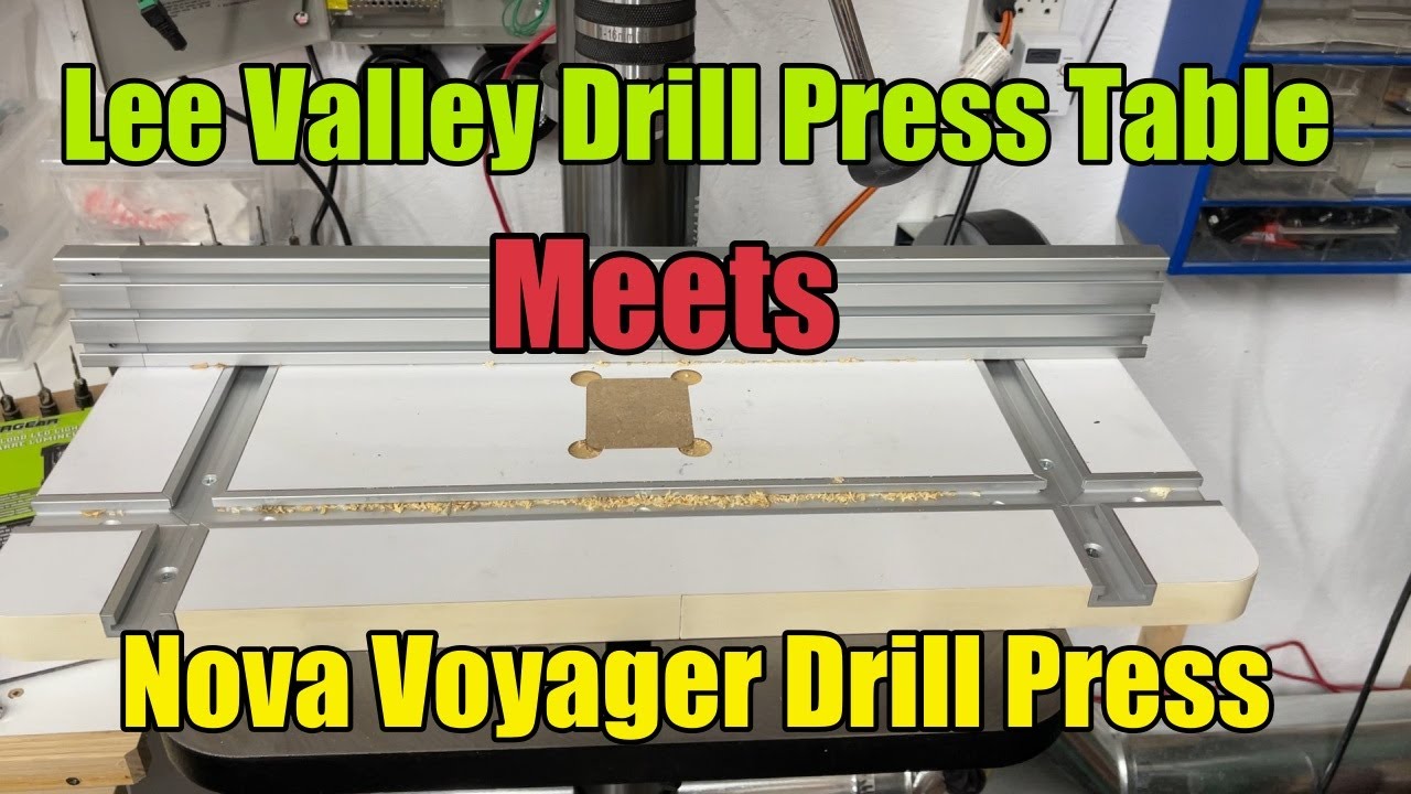Simple easy drill press table mod. Fitting a lee valley drill press ...