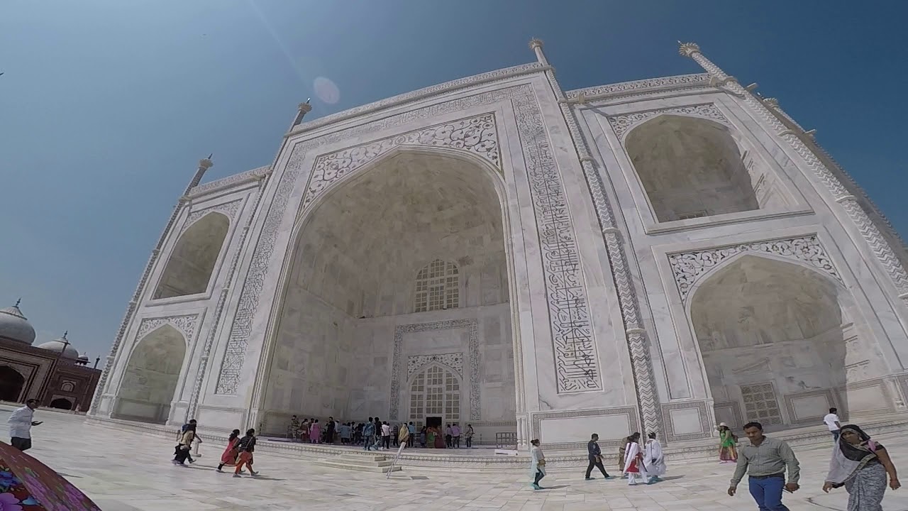 Taj Mahal from a different angle its too short but worth a watch - YouTube
