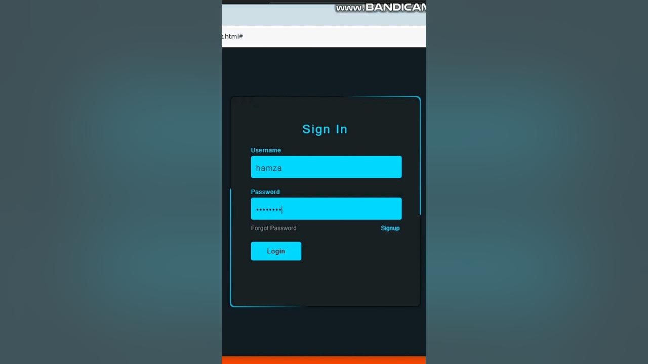 How to create Login Form using HTML CSS #howto #html #css #create #develop #login #form #website ...