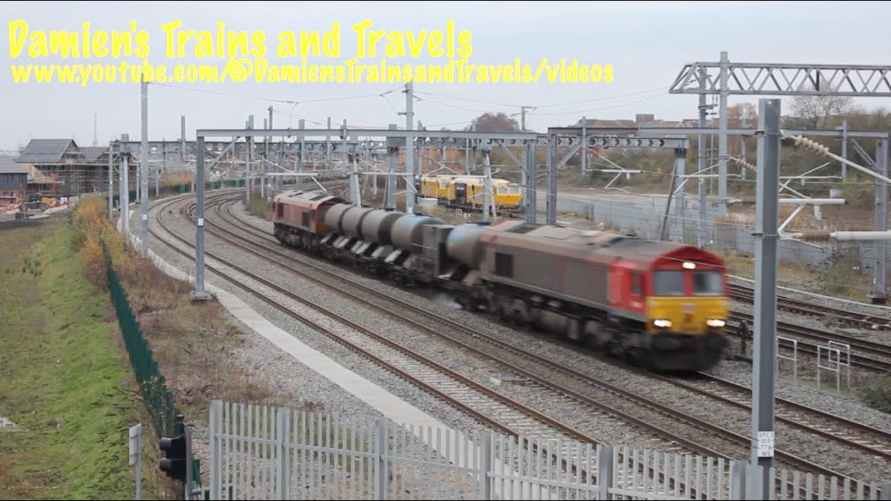 MML DB Cargo Class 66 No. 66060 & 66044 on RHTT, Finedon Road ...