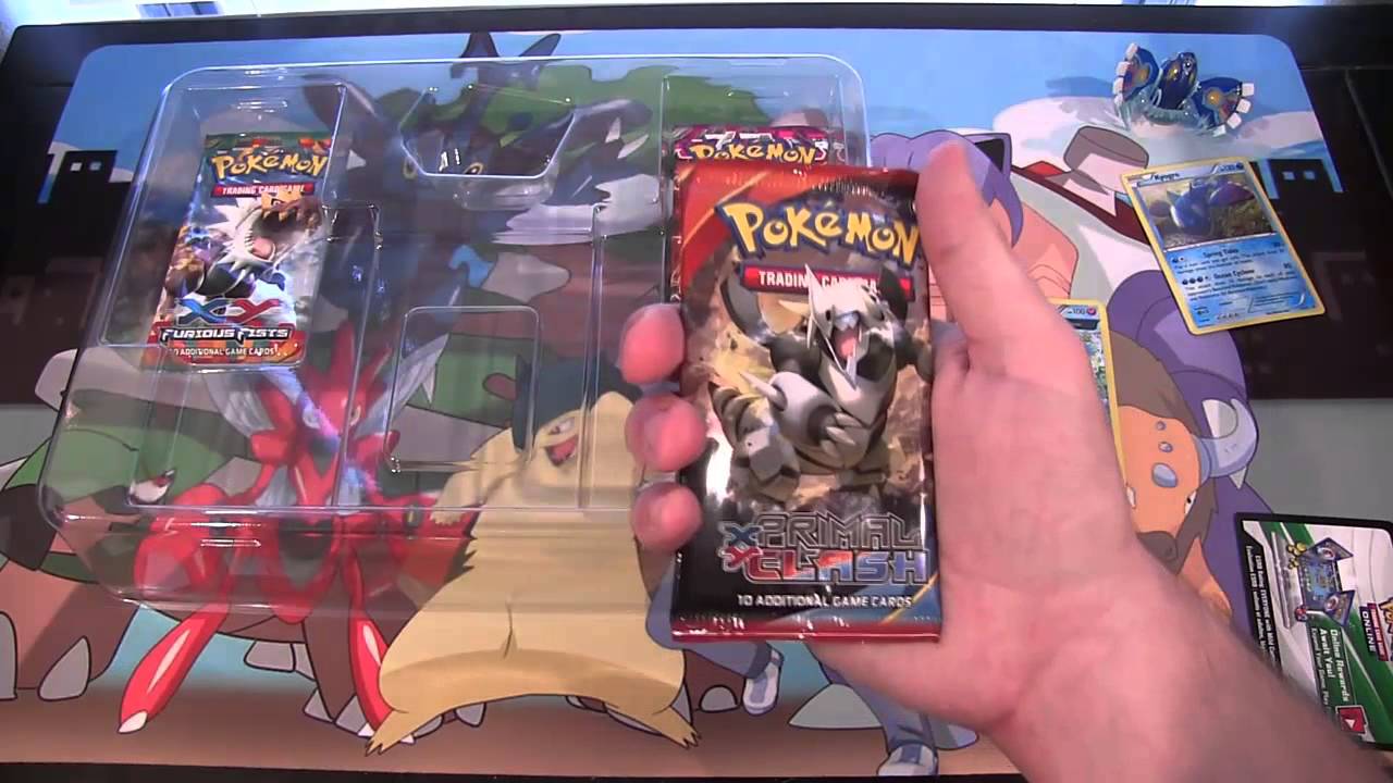Pokemon XY Primal Kyogre Collection Box Opening - YouTube