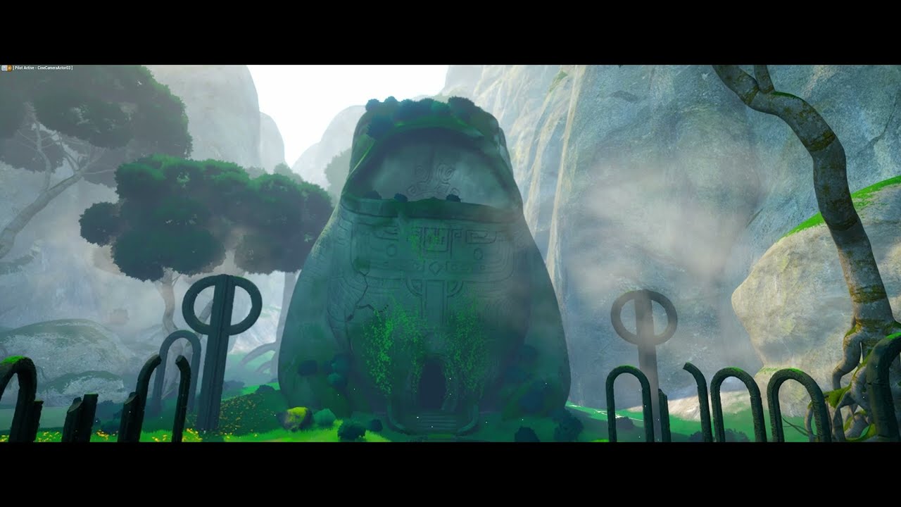Valley of the lonely frog | Stylized UE 5 Environment - YouTube