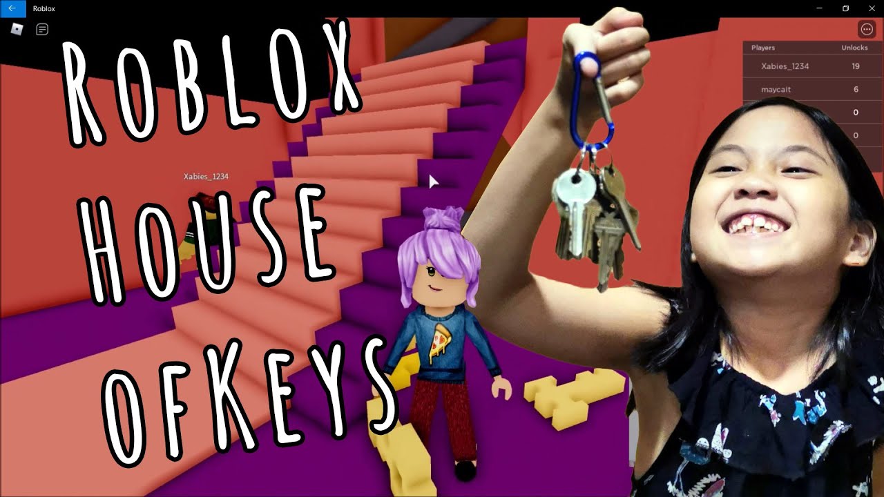 Iza Plays Roblox House of Keys - YouTube