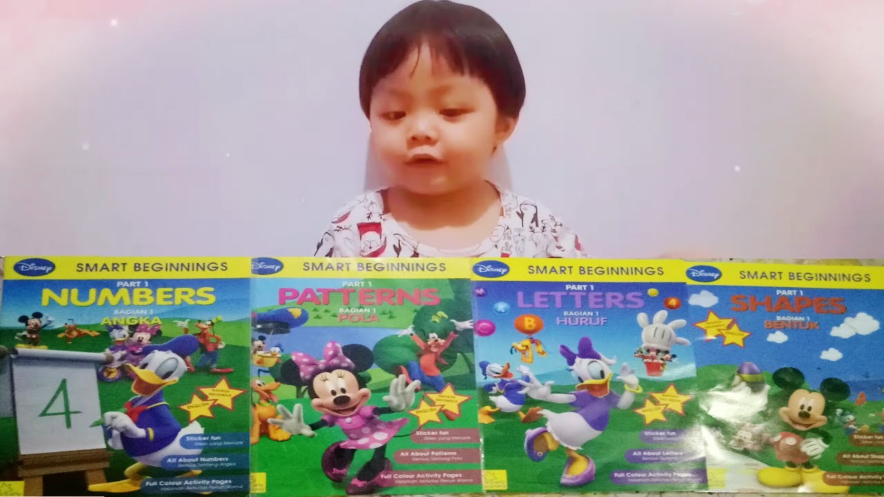 Smart Beginnings Disney Book Part 1 Review Patterns Numbers Letters ...