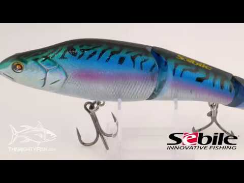 Sebile Magic Swimmer – 228 Slow sinking 9” Green Macherel - YouTube