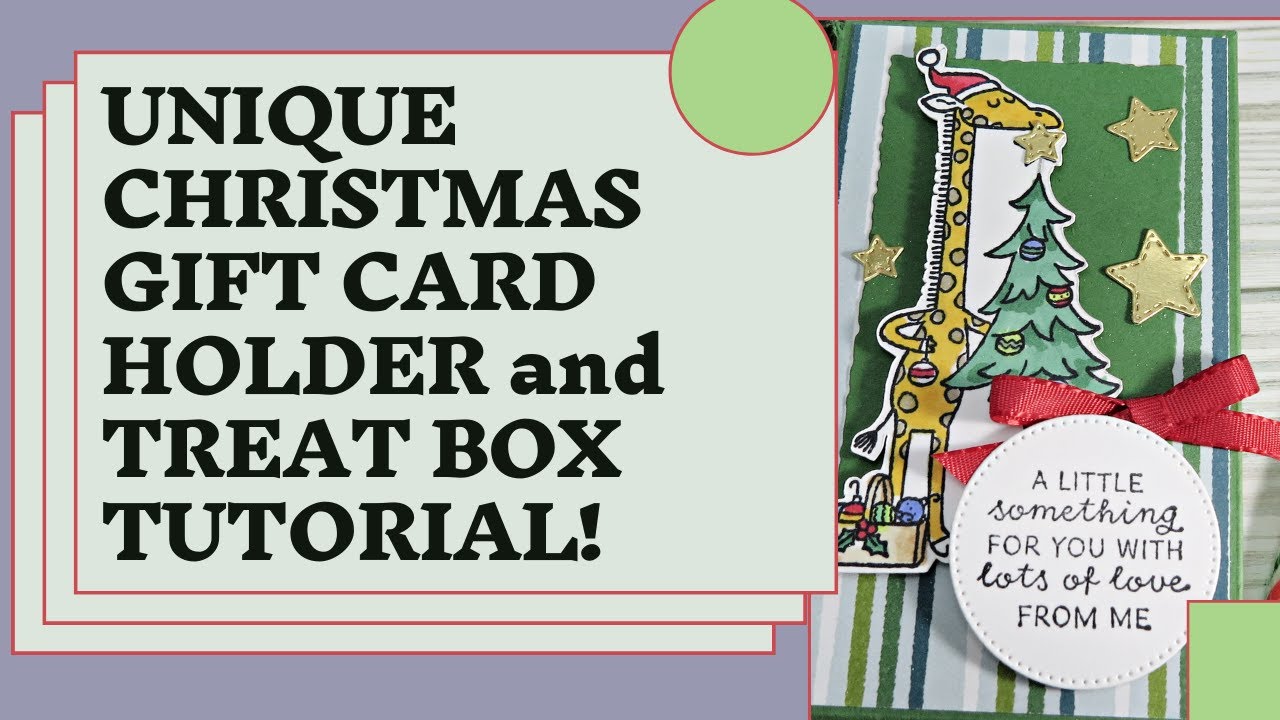 Learn How To Make A Cute And Easy Christmas Gift Card-Treat Box!-Two in ...