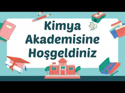 Kimya Akademisi Tanıtım Videosu I 2020