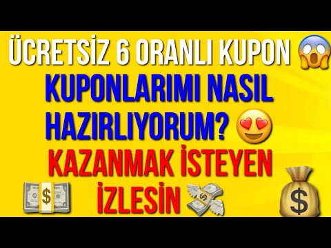 KUPONLARIMI NASIL HAZIRLIYORUM? 😱 NELERE DİKKAT EDİYORUM? 🤔 6 ORANLI KUPON 😍 ORAN AVCISI 👑