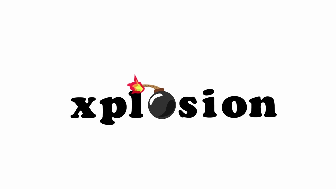モーションタイポグラフィ『explosion』inspired by "Word As Image"／ Kinetic typography ...