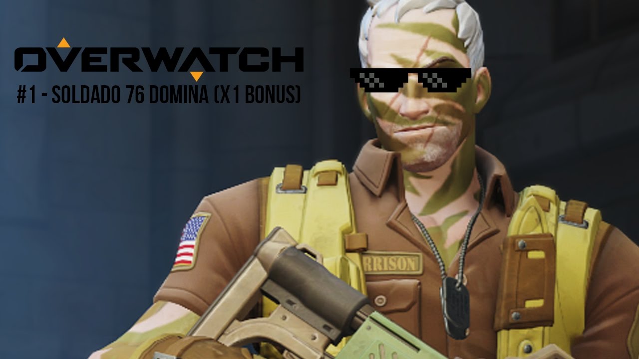Overwatch #1 Soldado 76 Domina (Bonus 1x1) - YouTube
