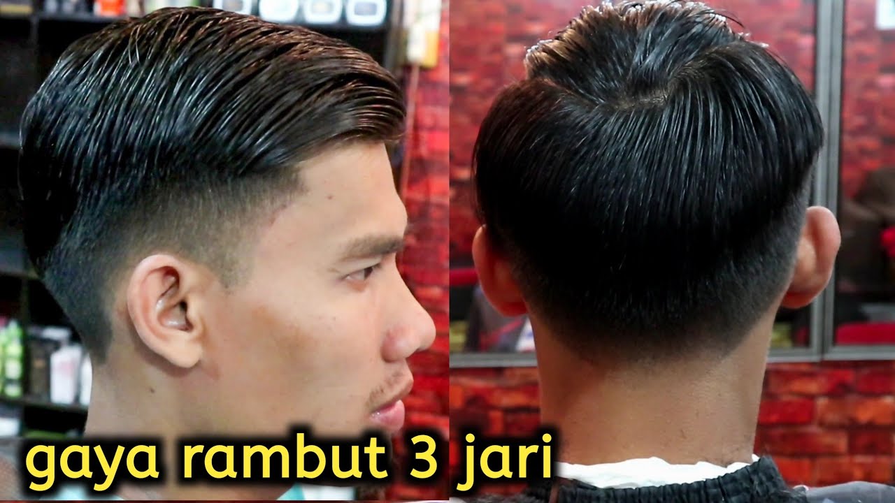 gaya rambut 3 jari - original no efek. - YouTube