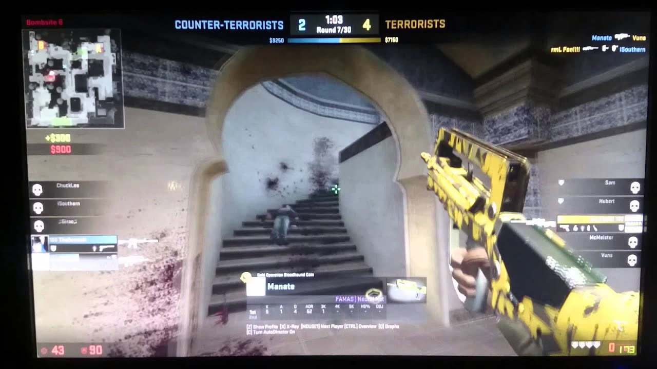 CSGO Famas spray control tutorial - YouTube