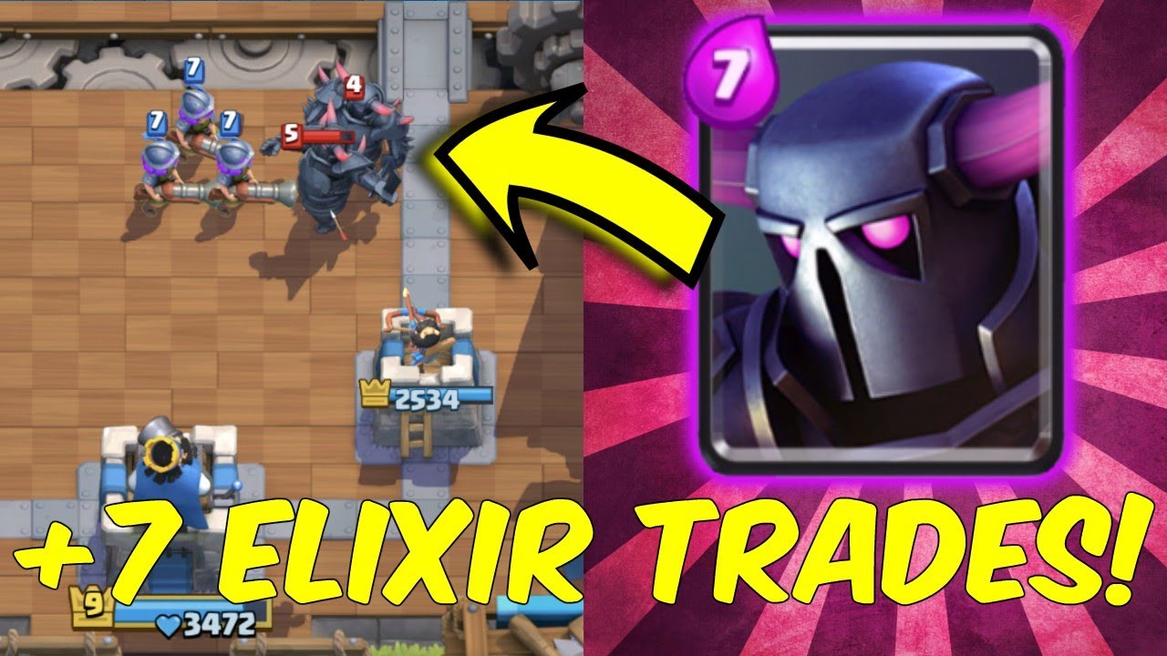 Clash Royale: How To Counter Pekka Wizard + More! +7 Elixir Trades ...