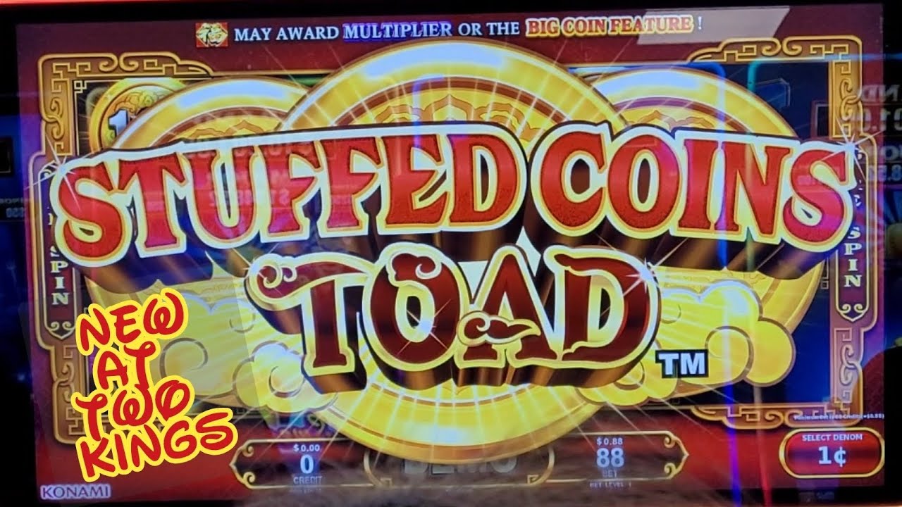🐸 Stuffed Coins Toad Progressive Machine, New at Catawba Two Kings ...