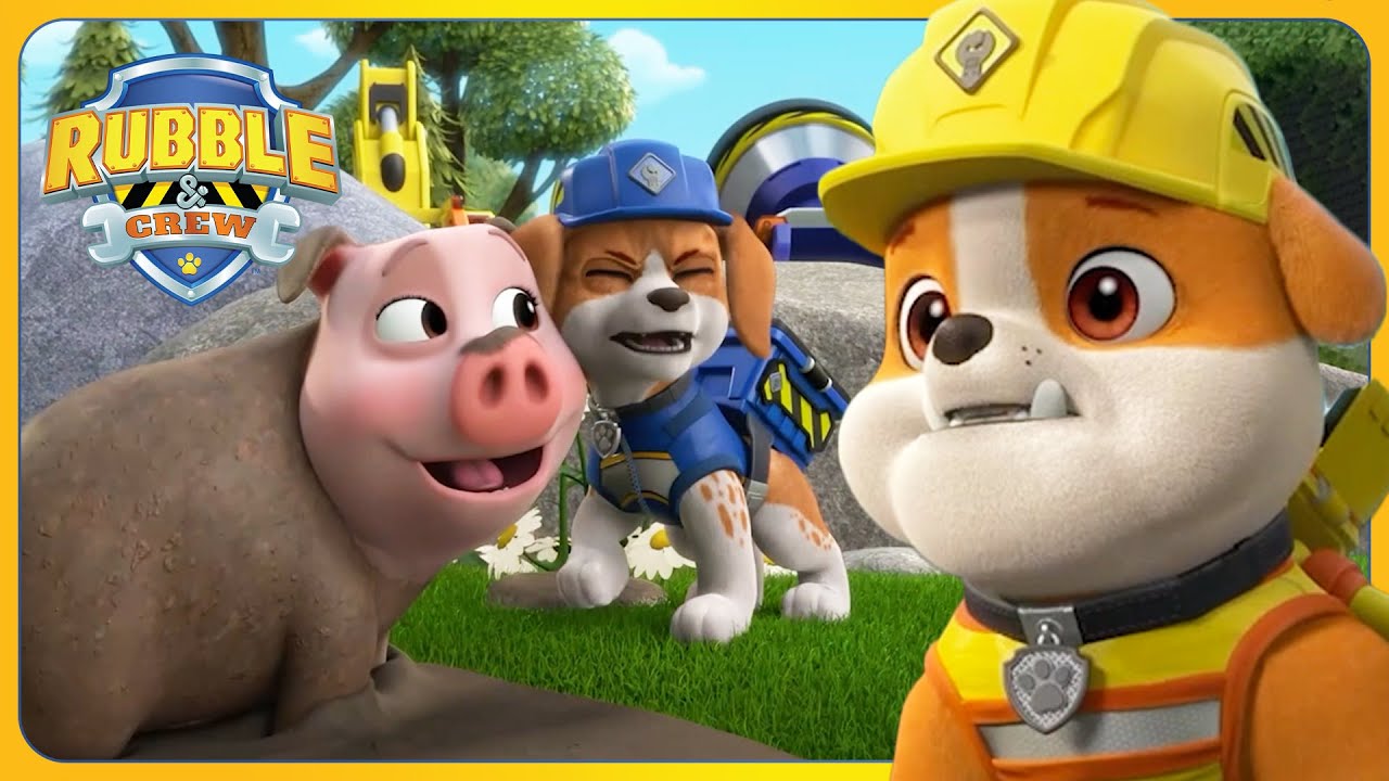 Rubble and Friends Build An Airplane Runway and MORE! | Rubble and Crew ...