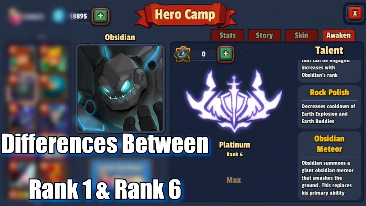 Realm Defense Obsidian rank 6 platinum & comparison with rank 1 ...