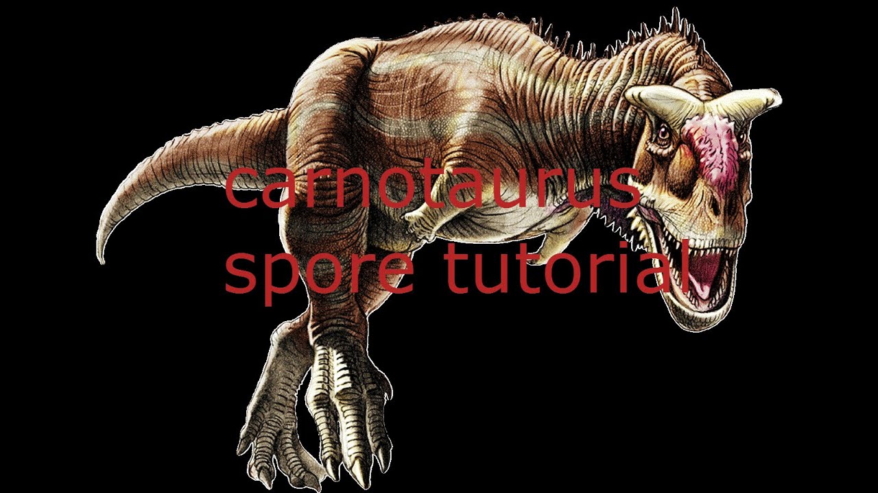 spore carnotaurus tutorial - YouTube