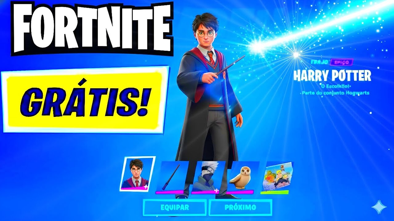 Como pegar de graça Harry Potter (Harry Potter) ! Fortnite 2025 ...