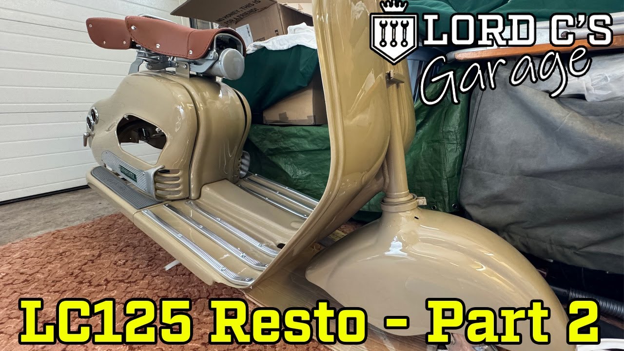 Lambretta LC125 Build Episode 2 - YouTube