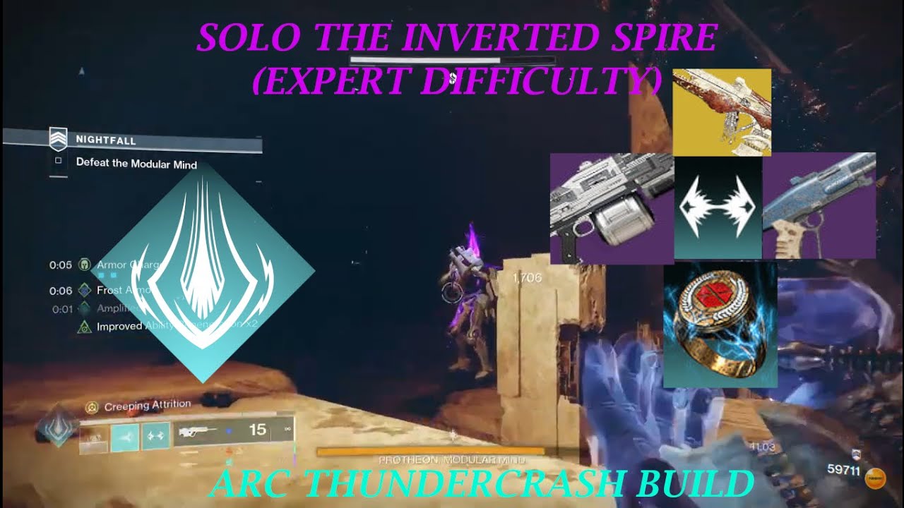Destiny 2 Solo The Inverted Spire Nightfall on Expert w/Arc ...