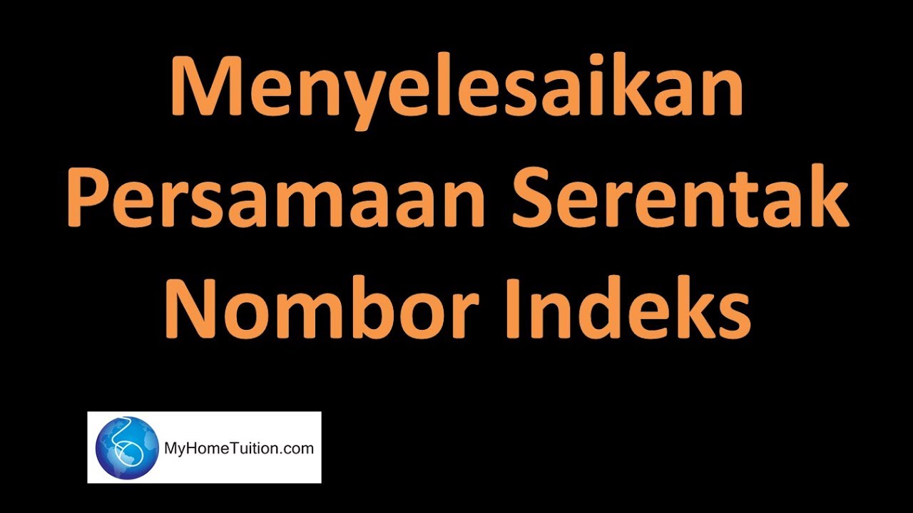 Matematik Tambahan Tingkatan 4 KSSM Bab 4 | Menyelesaikan Persamaan ...