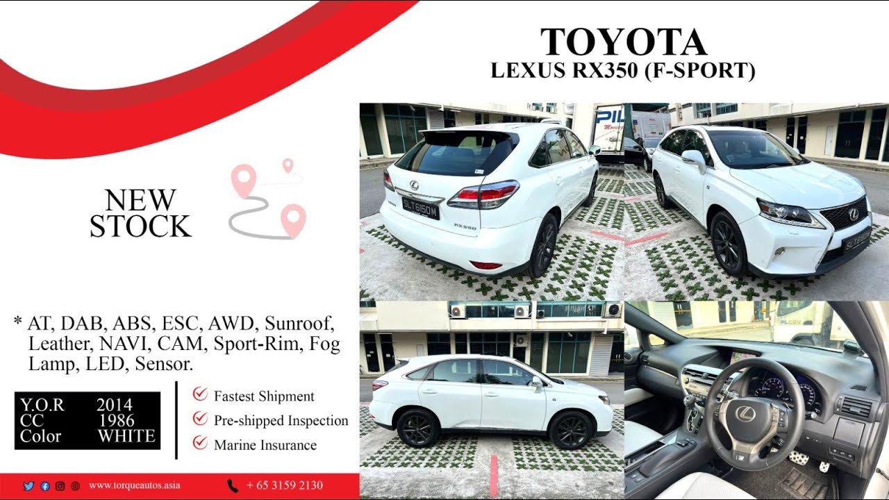 LEXUS RX350 - SLT6150M - Torque Autos - YouTube