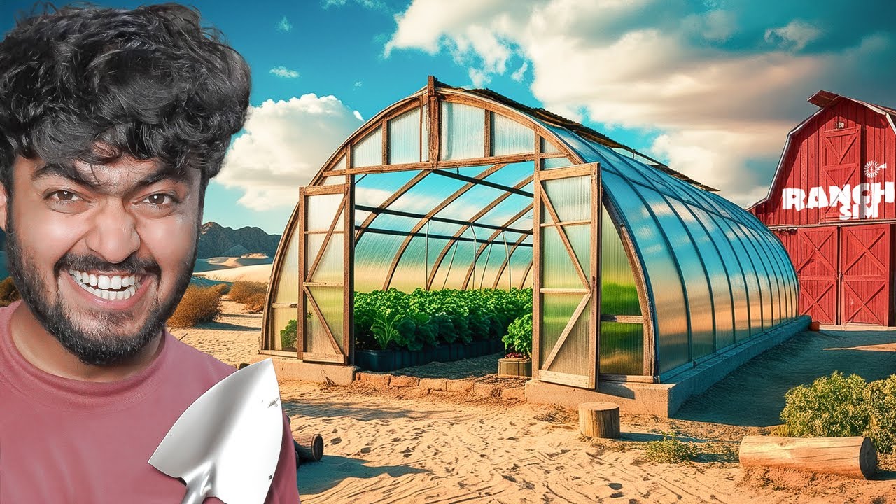 I BUILT THE MOST EXPENSIVE GREENHOUSE! | RANCH SIMULATOR GAMEPLAY #3 ...