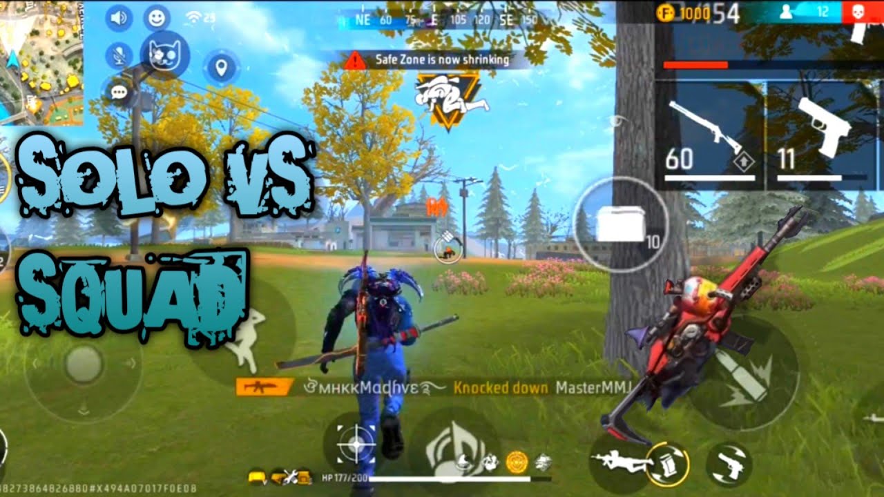 FF 1vs4 Gameplay 20 kills| solo vs squad gameplay #freefire - YouTube