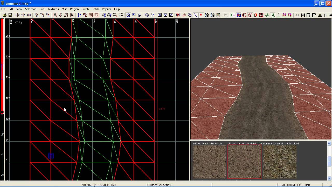 CoD Radiant : detail made slightly easier : bendy blended road - YouTube