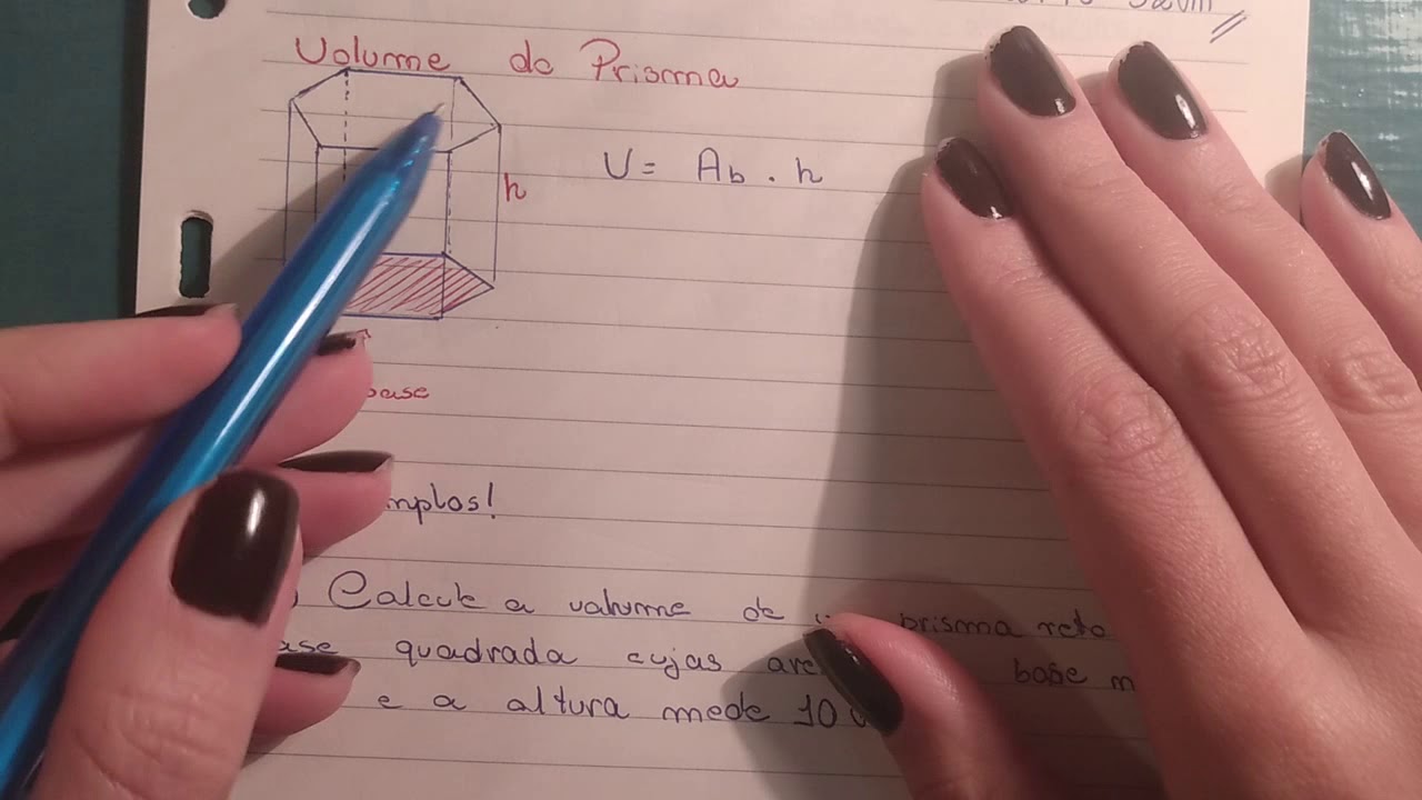 Prisma Quadrangular (Cálculo de volume) - YouTube