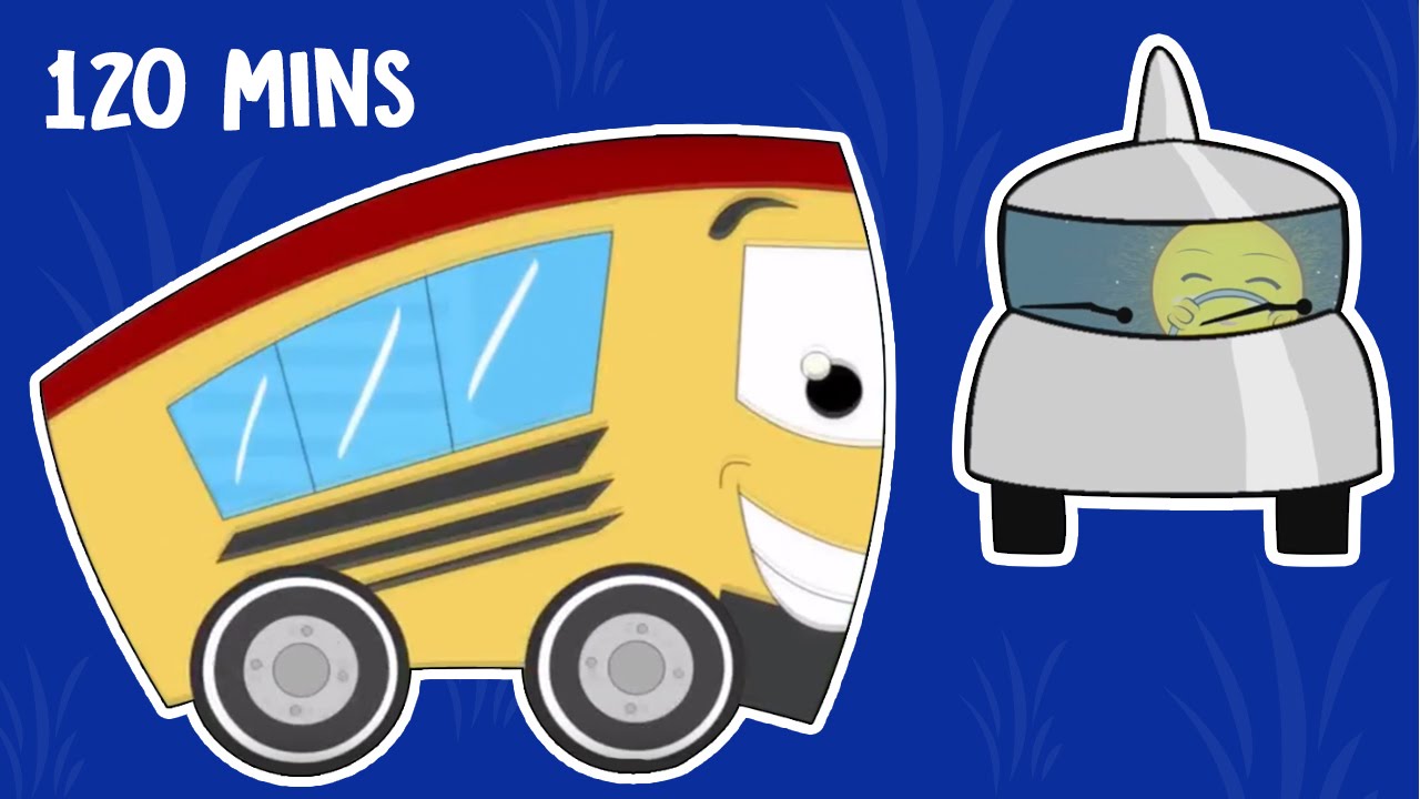 Wheels On The Bus Rhyme | Animated Rhymes For Kids | 120 Minutes ...