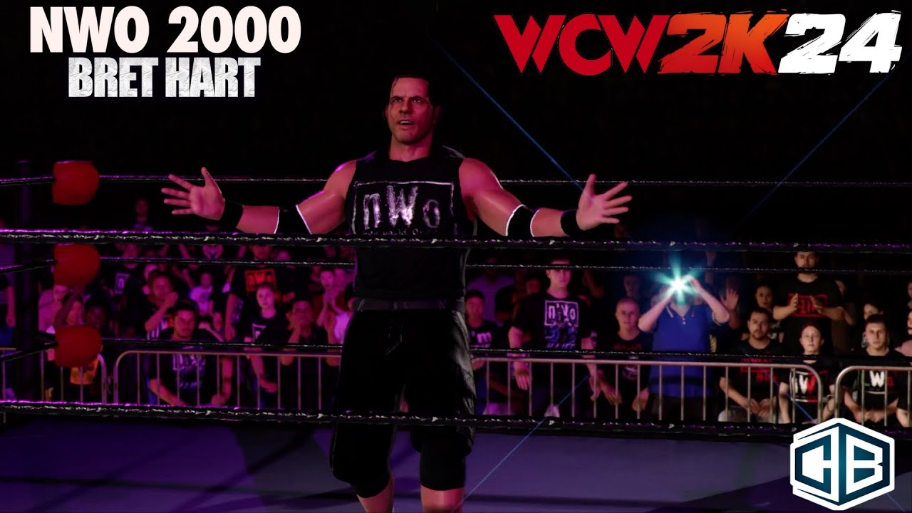 Bret Hart nWo 2000 attire in WCW 2K24 (WWE Universe Mode) (WWE 2K24 ...
