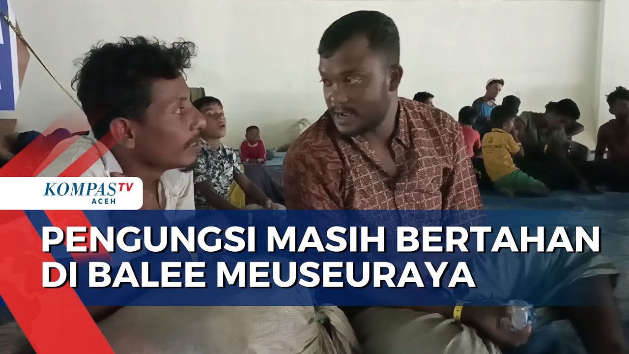 Pengungsi Masih Bertahan di Balee Meuseuraya Aceh - YouTube