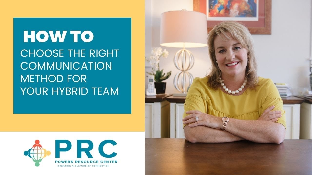 HOW TO Choose the Right Communication Method for your Hybrid Team - YouTube