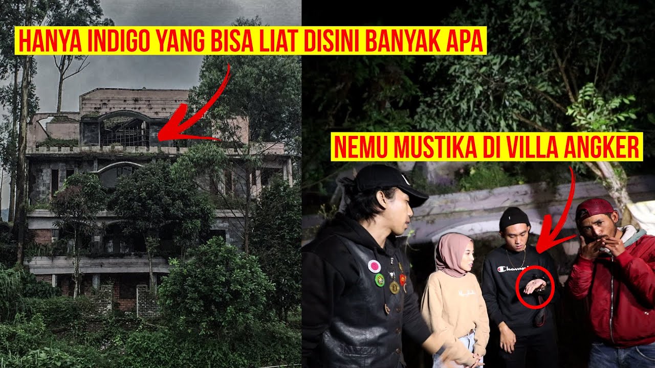 Villa Angker di Bandung 15 tahun terbengkalai ternyata banyak SOSOK ini ...