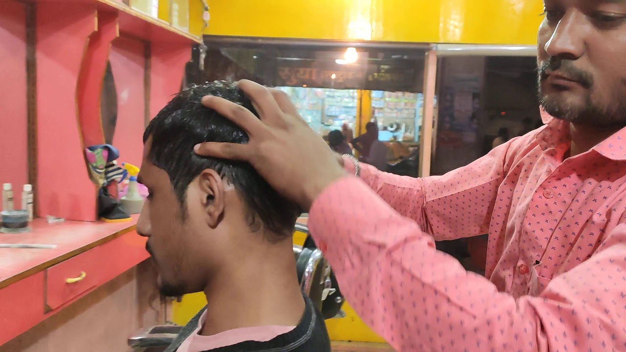 Asmr Street barber massage like cosmic baba, Relaxed in 2 minute - YouTube